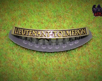 Nameplates for Your Models Choose Your Style and Customise Your Text ...