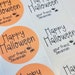 Trick or Treat Bag Stickers Halloween Labels Custom Halloween Stickers ...