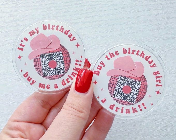 Buy the Birthday Girl a Shot Buttons Birthday Venmo Buttons Birthday ...
