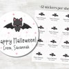 Trick or Treat Bag Stickers | Halloween Labels | Custom Halloween ...