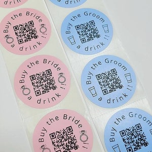 Buy the Bride a Drink Sticker | Buy the Groom a Drink | Bachelorette ...