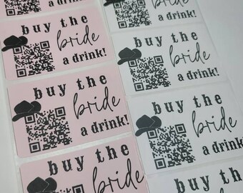 Buy the Bride a Drink Sticker Venmo Sticker Venmo QR Sticker ...