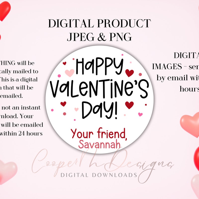 Digital Valentine - Etsy