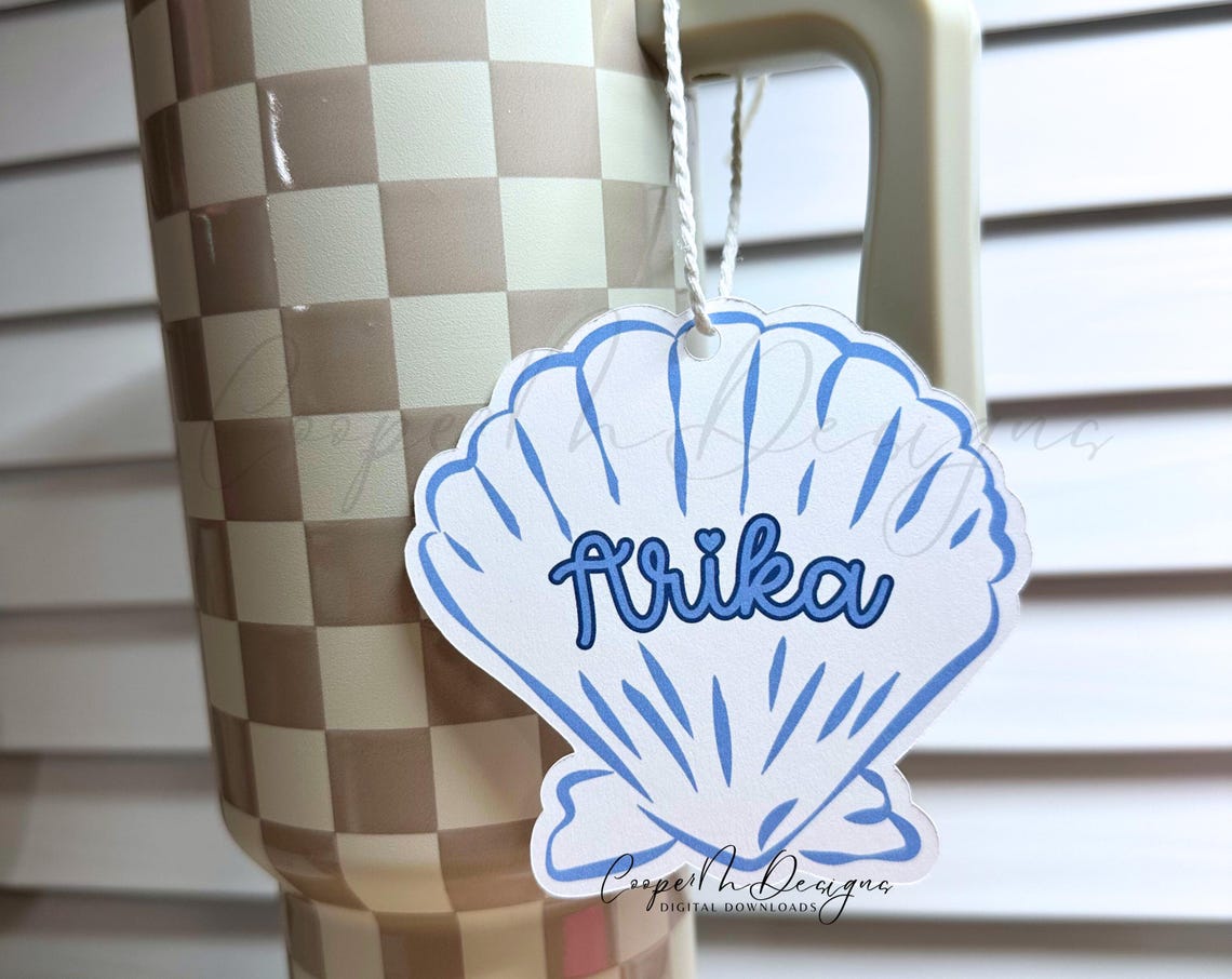 Toast on the Coast, Sea Shell Name Tag, Coastal Cowgirl, Bachelorette ...