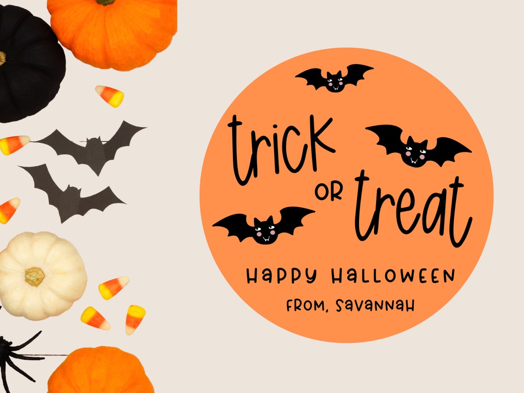 Custom Halloween Stickers | Halloween Stickers | Trick or Treat ...