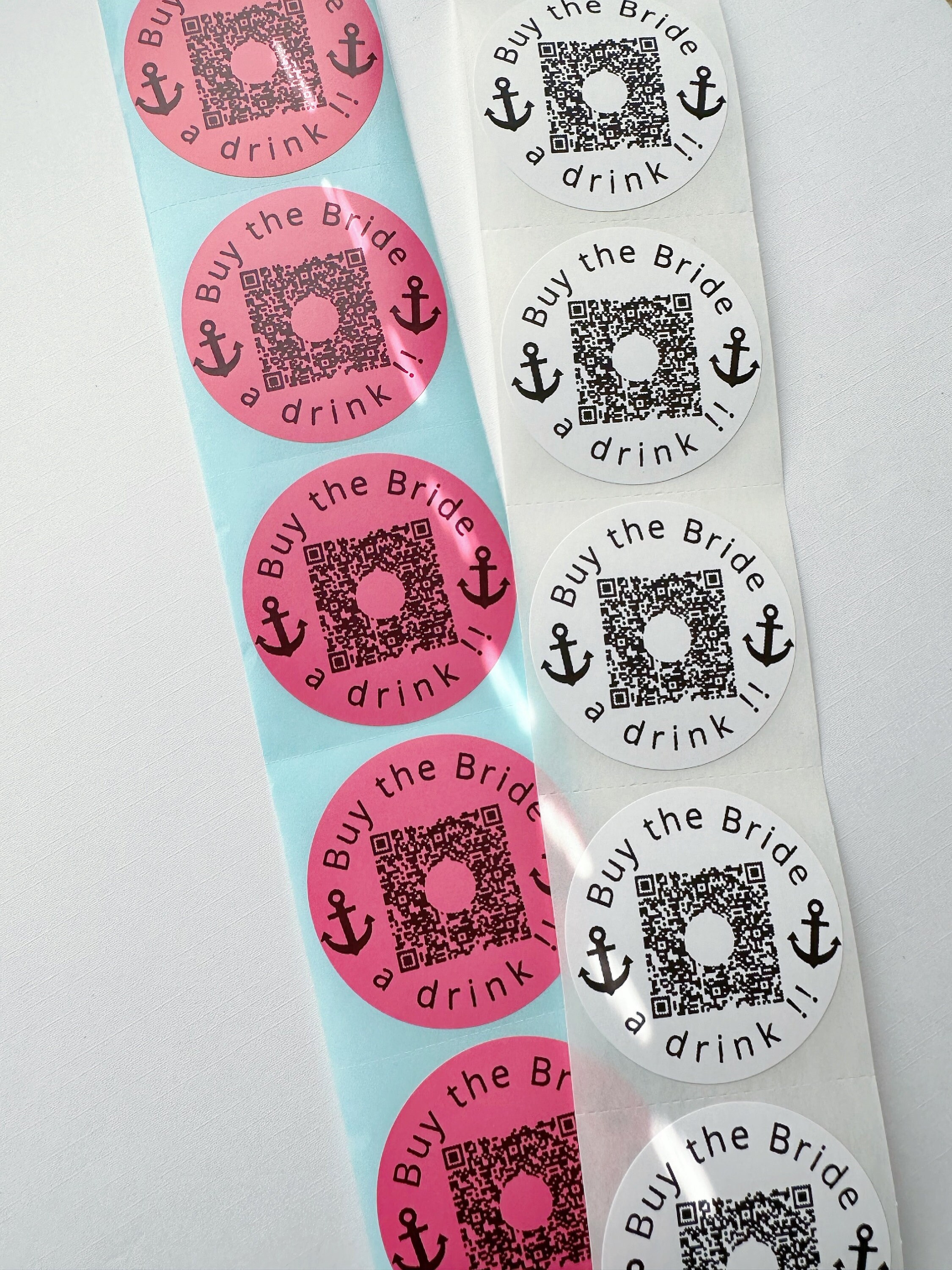 Buy the Bride a Drink Sticker | Venmo Sticker | Venmo QR Sticker ...