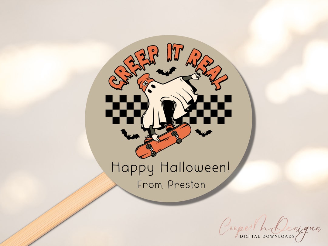 Trick or Treat Bag Stickers | Halloween Labels | Custom Halloween ...