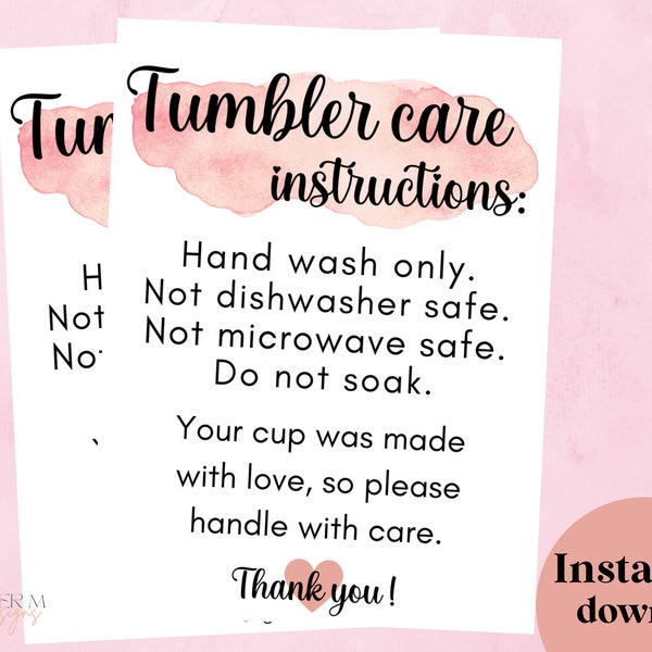 Uv Dtf Care Instructions - Etsy