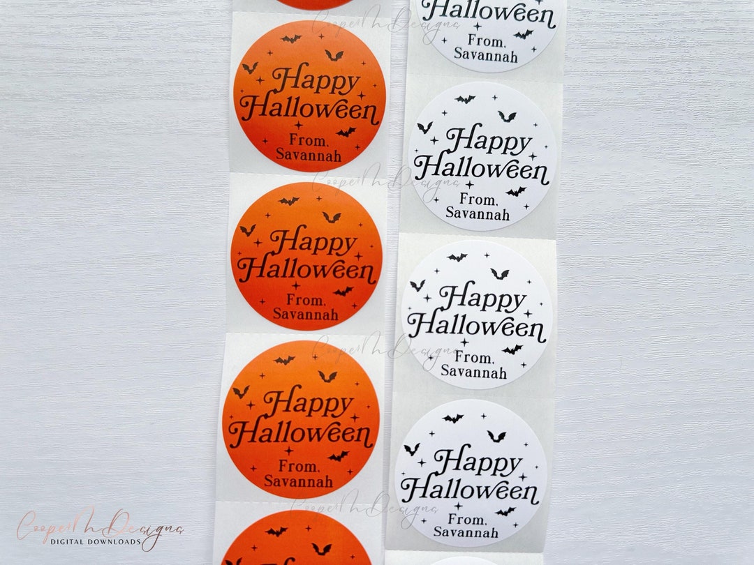Custom Halloween Stickers | Halloween Stickers | Trick or Treat ...