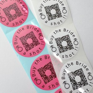 Buy the Bride a Shot Sticker | Venmo Sticker | Venmo QR Sticker ...