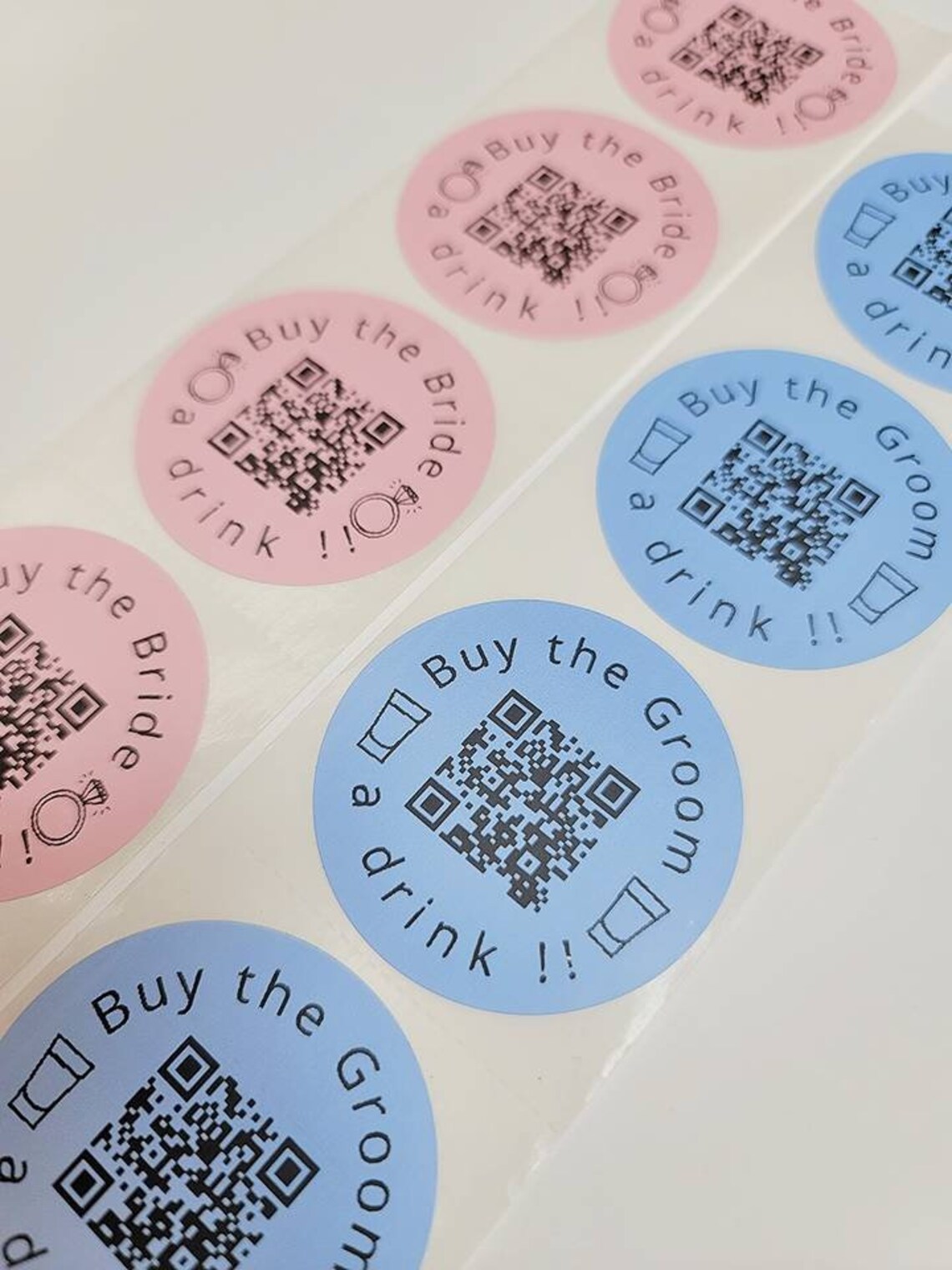 Buy the Bride a Drink Sticker | Buy the Groom a Drink | Bachelorette ...