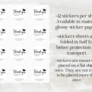 Class of 2024 Envelope Seals, Graduation Stickers, Envelope Labels ...
