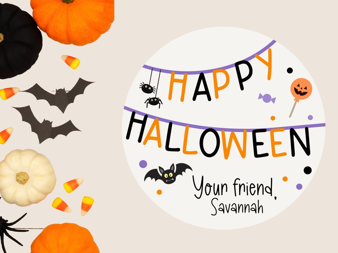 Custom Halloween Stickers | Halloween Stickers | Trick or Treat ...