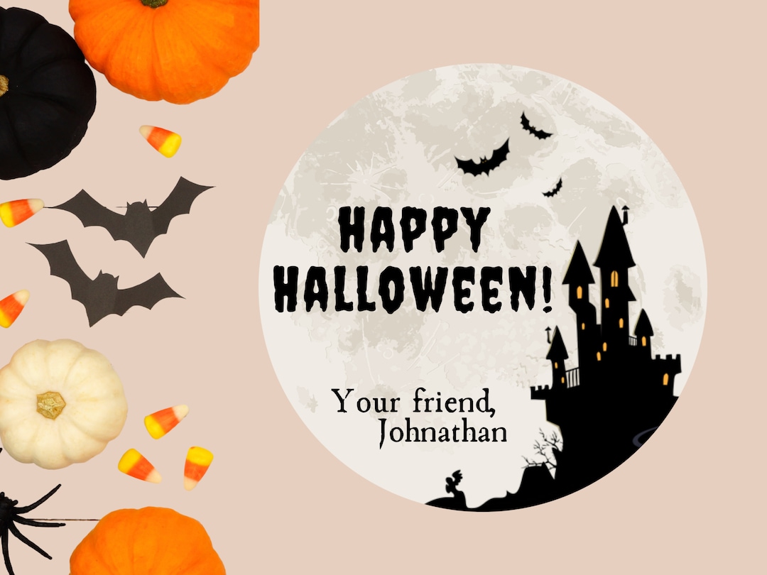 Custom Halloween Stickers | Halloween Stickers | Trick or Treat ...
