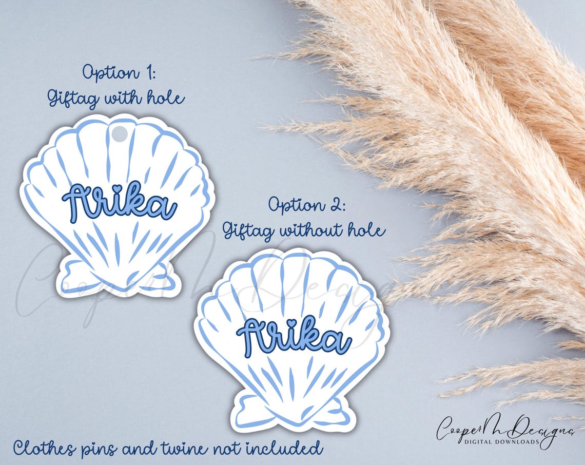 Toast on the Coast, Sea Shell Name Tag, Coastal Cowgirl, Bachelorette ...