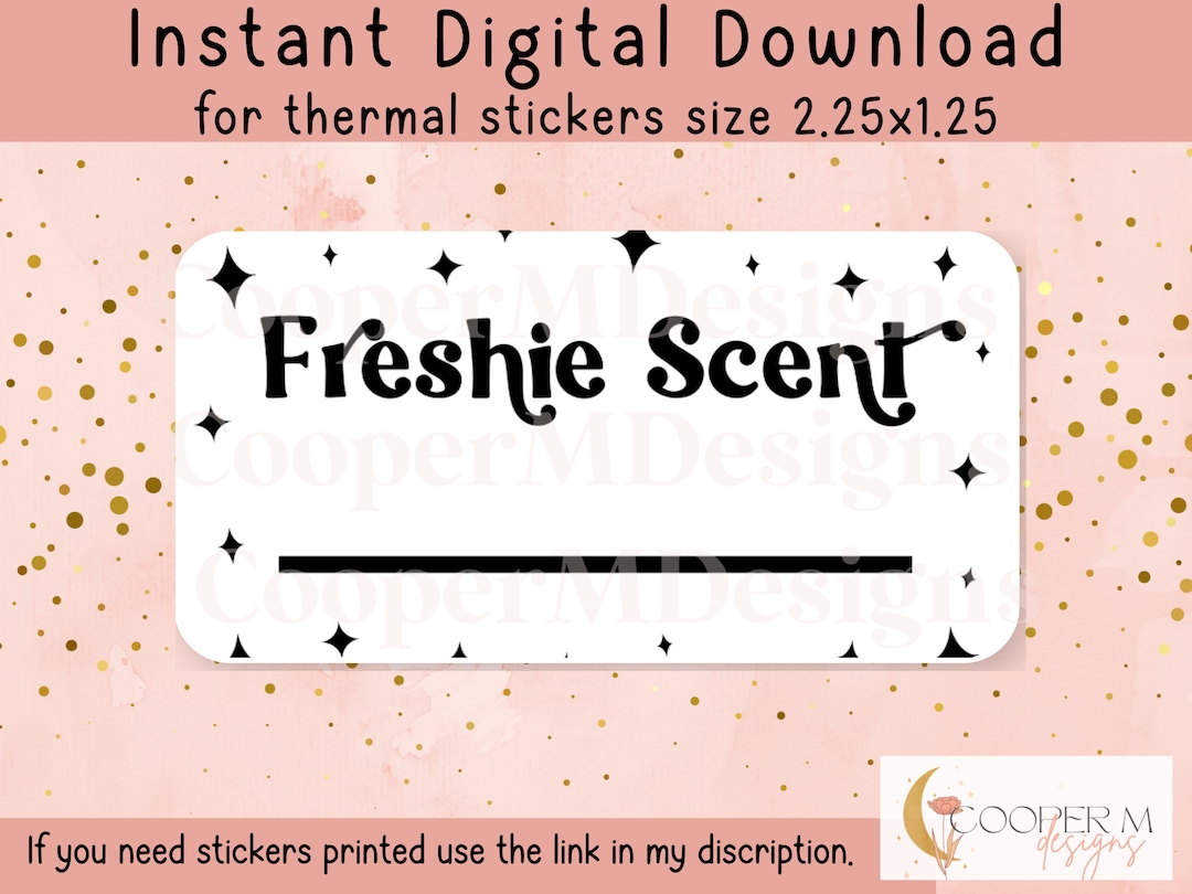 Freshie Scent Label Download | Freshie Scent Label | Freshie Scent PNG ...