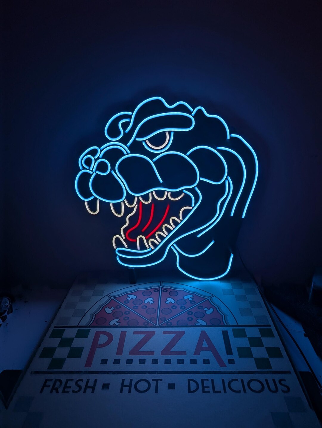 Godzilla Neon Sign LED, Mosugoji Wall Art, Trendy Neon Sign, Godzilla ...