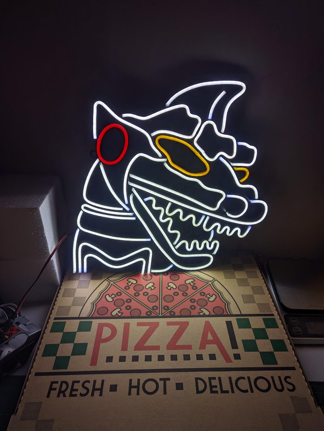 Mecha Godzilla Neon Sign LED, Godzilla Wall Art, Trendy Neon Sign ...
