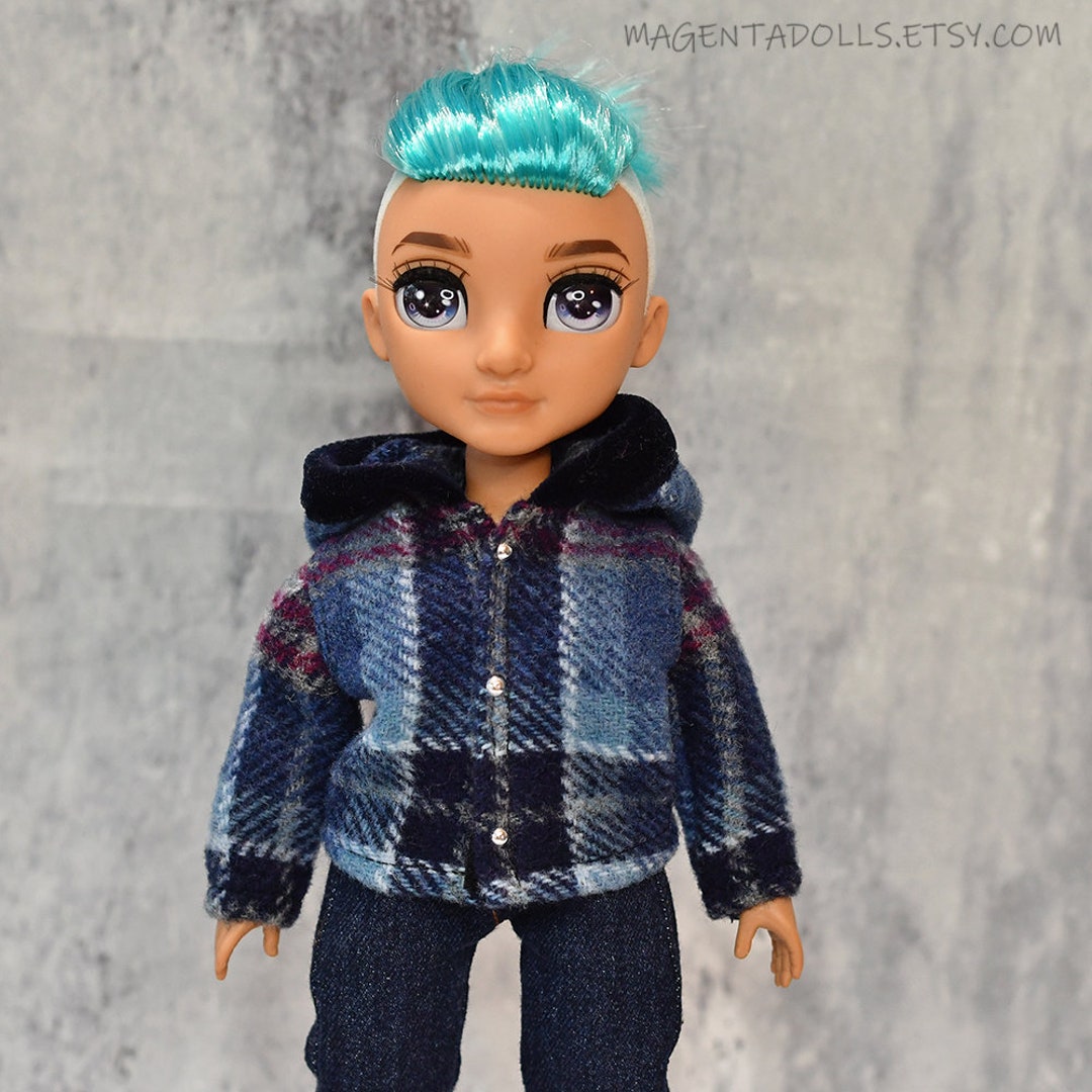 Doll COAT, Jacket for Rainbow High Boy, Handmade Doll Clothes - Etsy
