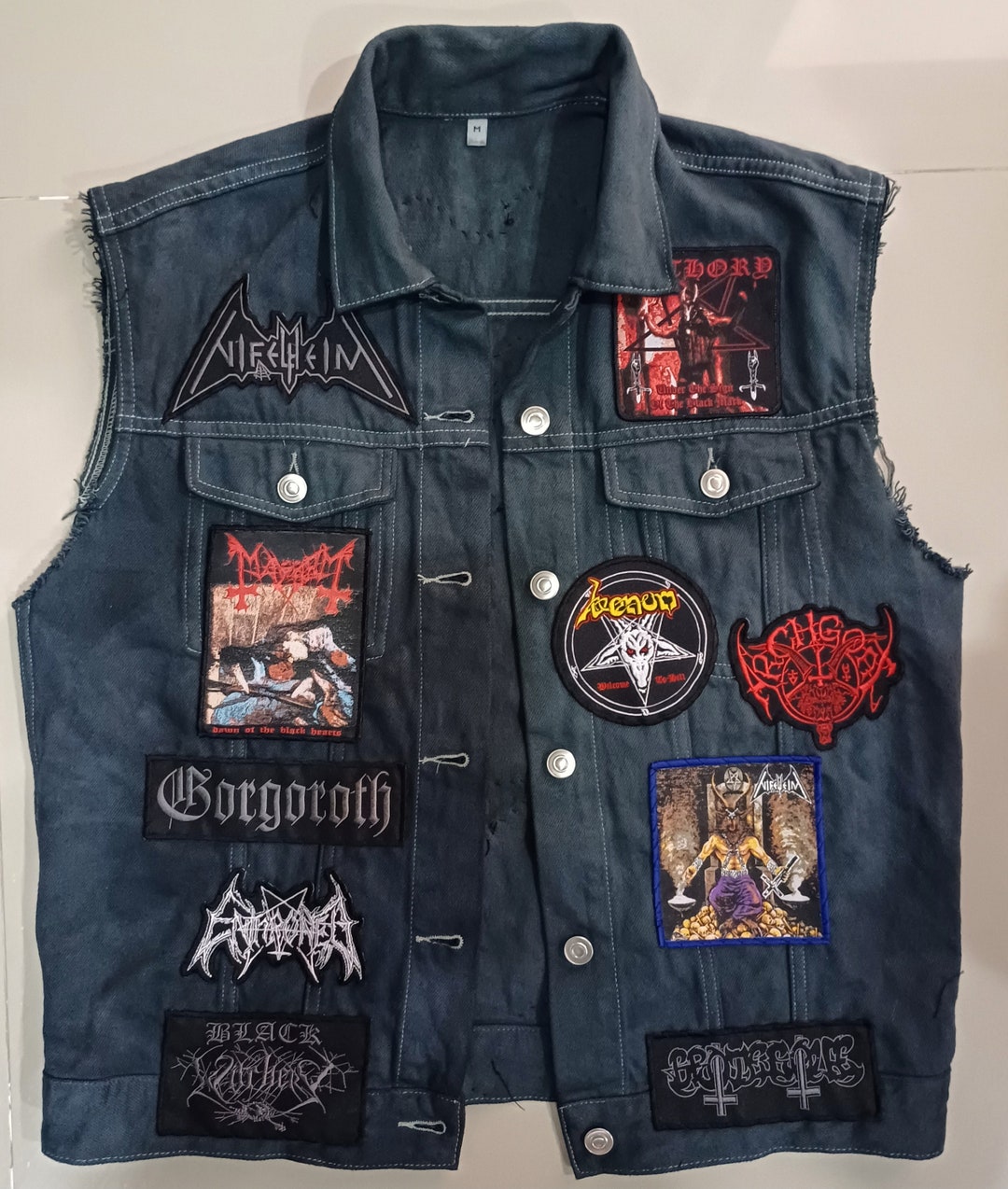 BLACK / DEATH Metal Battle Vest Patches Nice Jacket Patch Heavy Thrash Speed Death Old School - Etsy