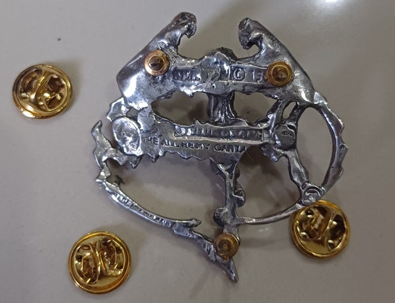 Rare OBITUARY original vintage metal Pin dead stock b… - Gem