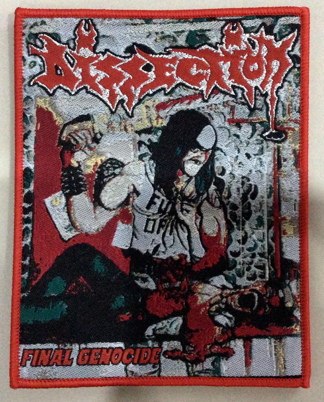 Dissection "final Genocide" Woven Patch - Red Border - Etsy