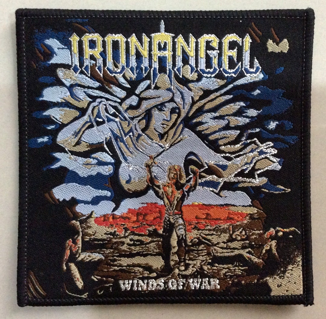 IRON ANGEL ‘winds of War” Woven Patch Black Border Speed Thrash Heavy ...