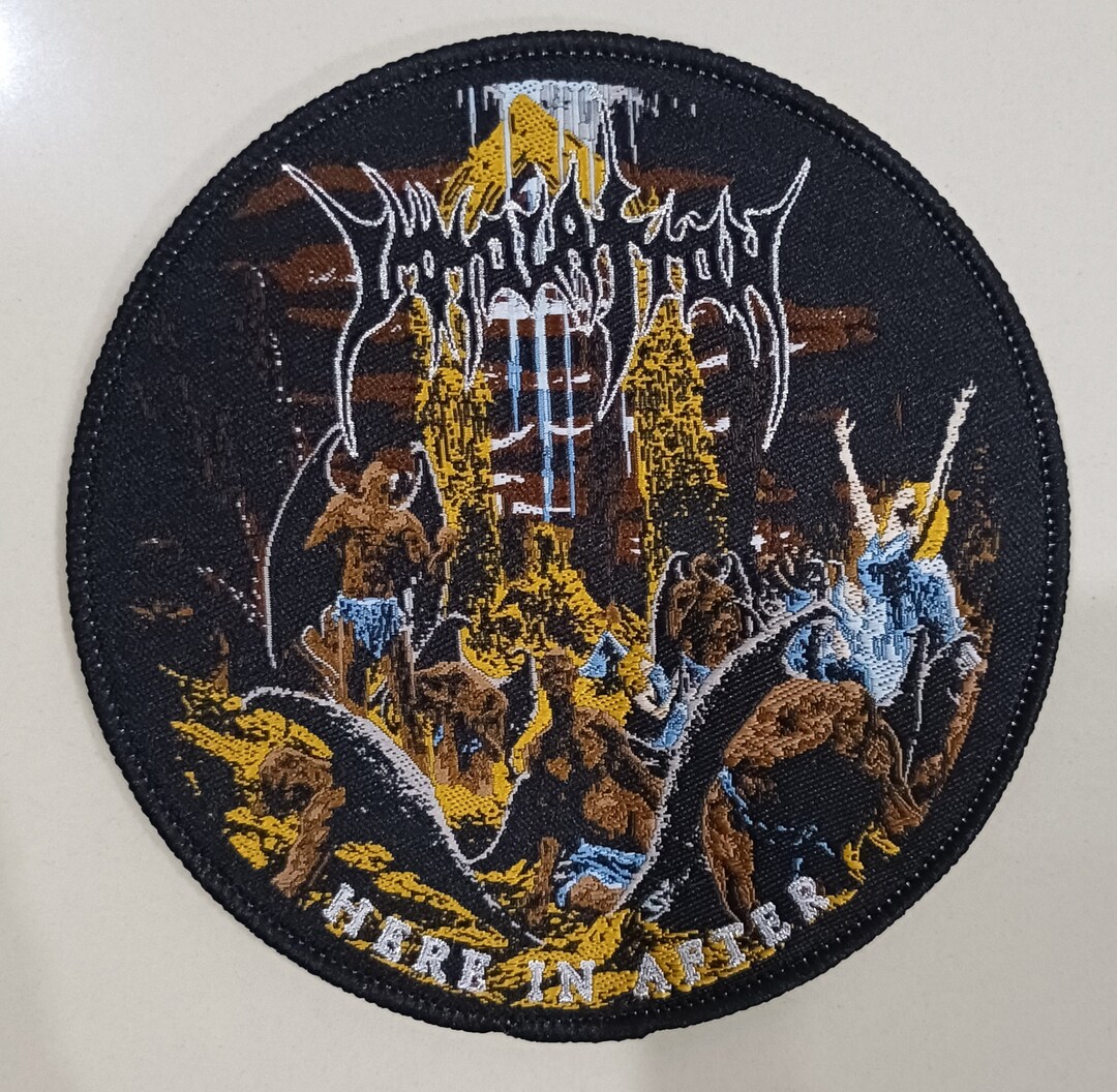 Immolation here in After Woven Limited Patch Black Border Death Metal - Etsy