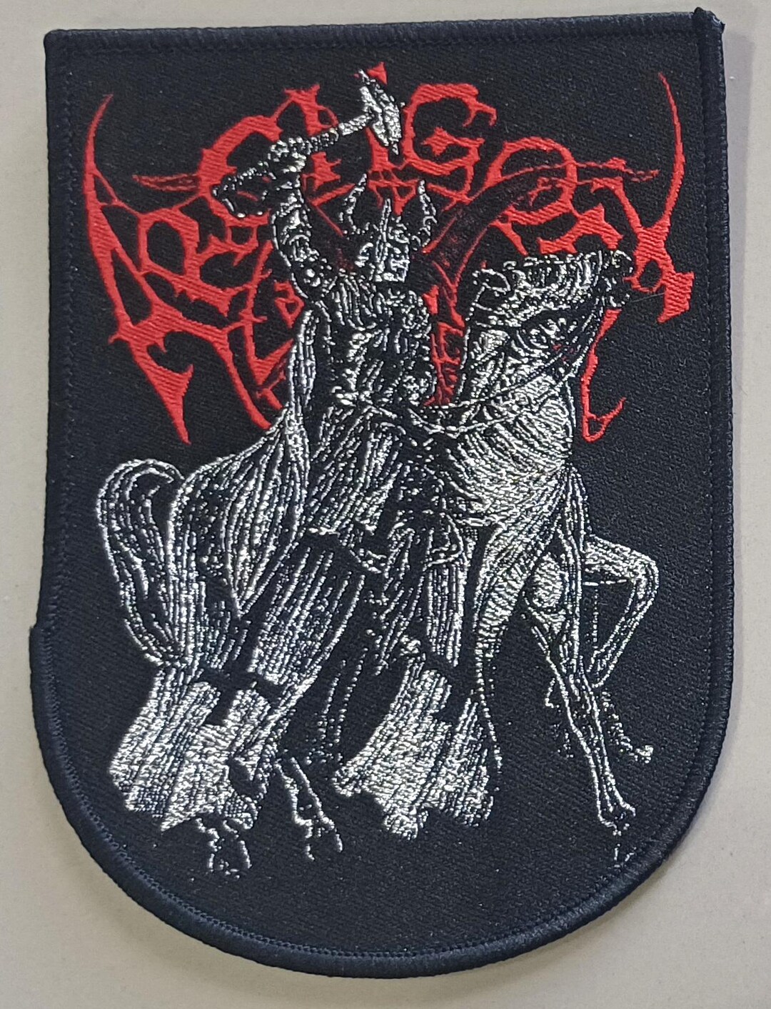 ARCHGOAT Woven Patch - Black Border - Etsy