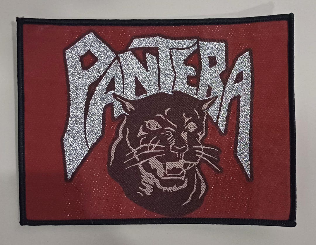 PANTERA Old Logo Super Big Woven Patch Gram Hair Heavy Epic Power Metal , Limited Rare - Etsy