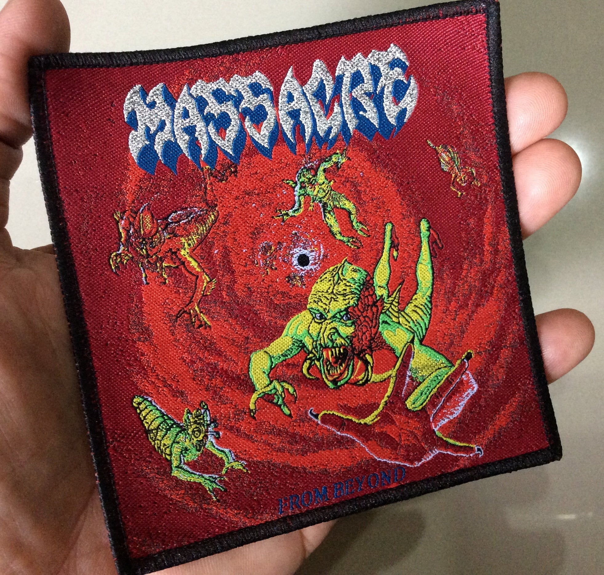 MASSACRE “from Beyond” Woven Patch Dead Stock, Limited - Etsy