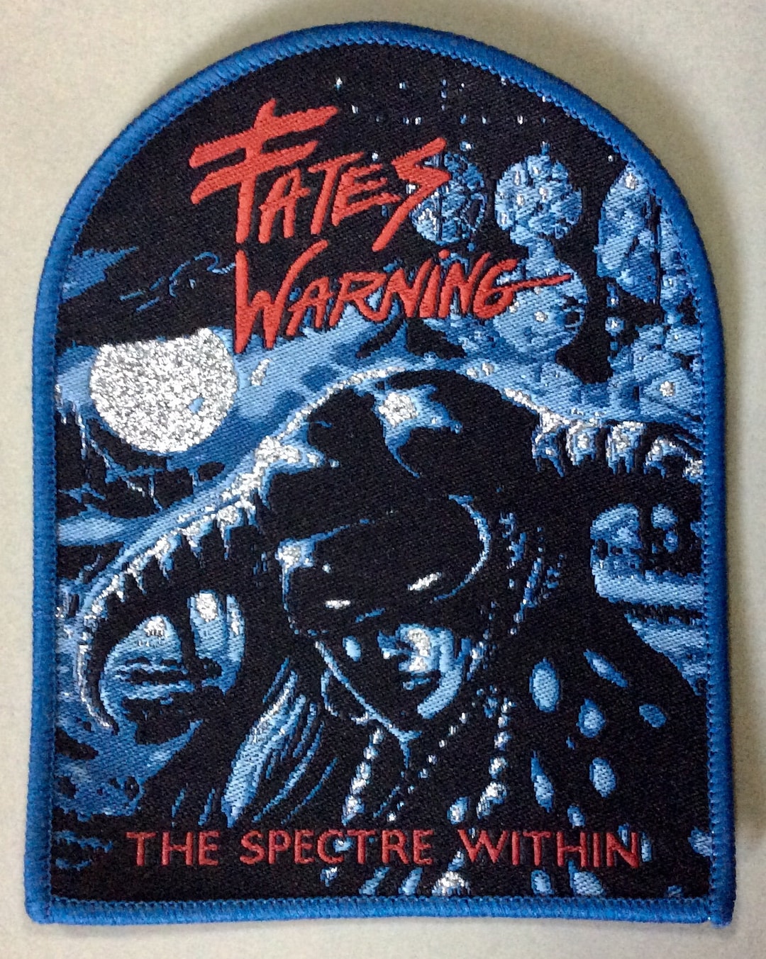 FATES WARNING “the Spectre Within” Woven Patch Blue Border Speed Heavy ...