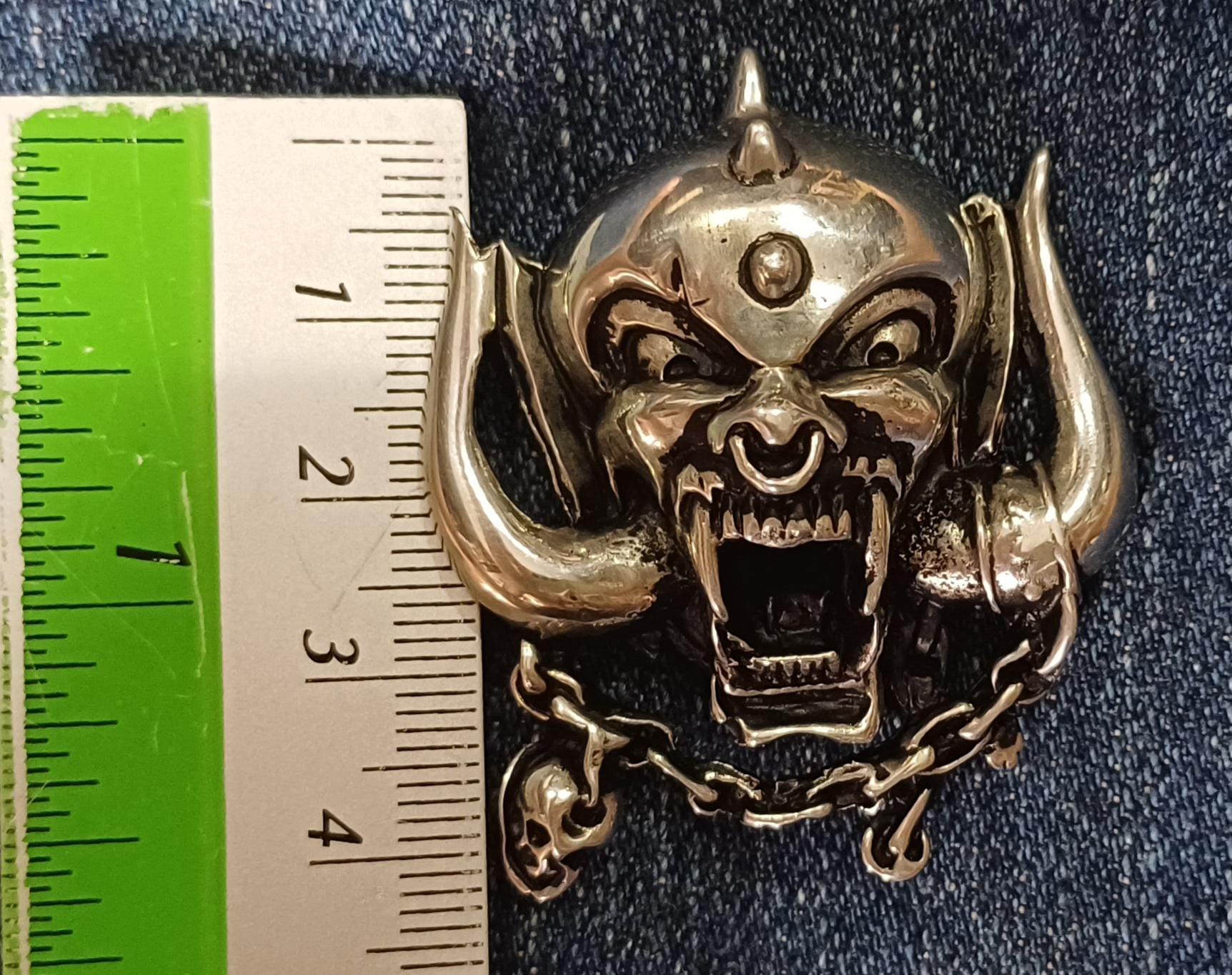 Rare MOTORHEAD Original Vintage Metal Pin Dead Stock Badge Official ...