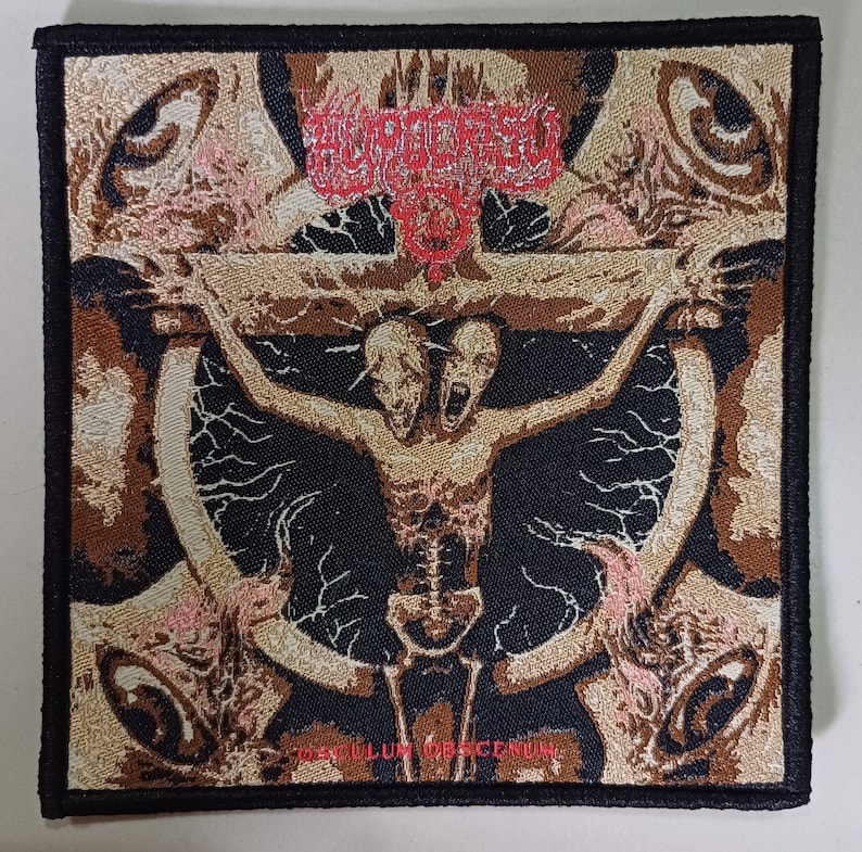HYPOCRISY "osculum Obscenum" Woven Patch Dead Stock, Brutal Doom Death Metal Limited - Etsy
