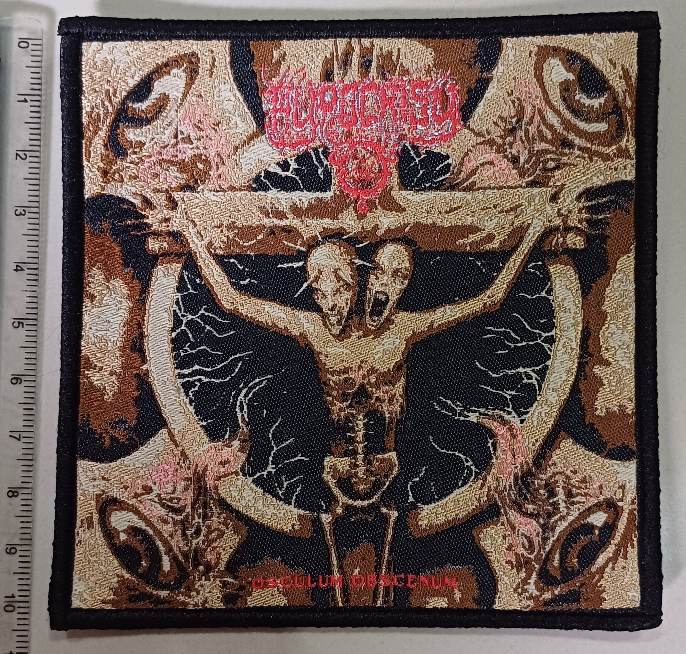HYPOCRISY "osculum Obscenum" Woven Patch Dead Stock, Brutal Doom Death ...