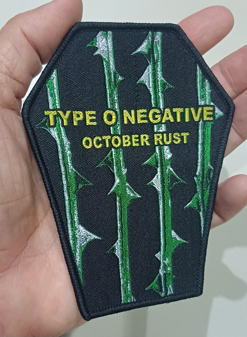 Parche "October Rust" de TYPE O NEGATIVE - Edición limitada de heavy ...