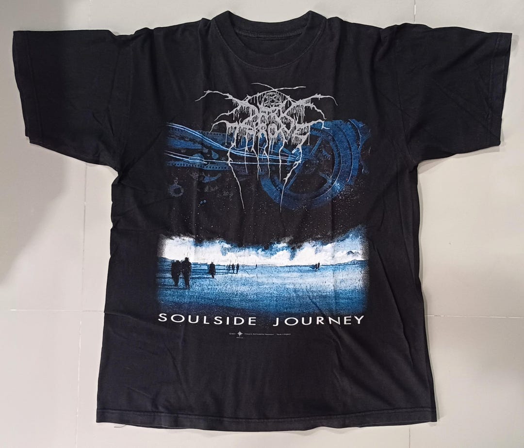 DARKTHRONE soulside journey oficjalna koszulka vintage oryginalna z 2001 roku peacevile wyprodukowana w Eangland bardzo rzadka Etsy Polska