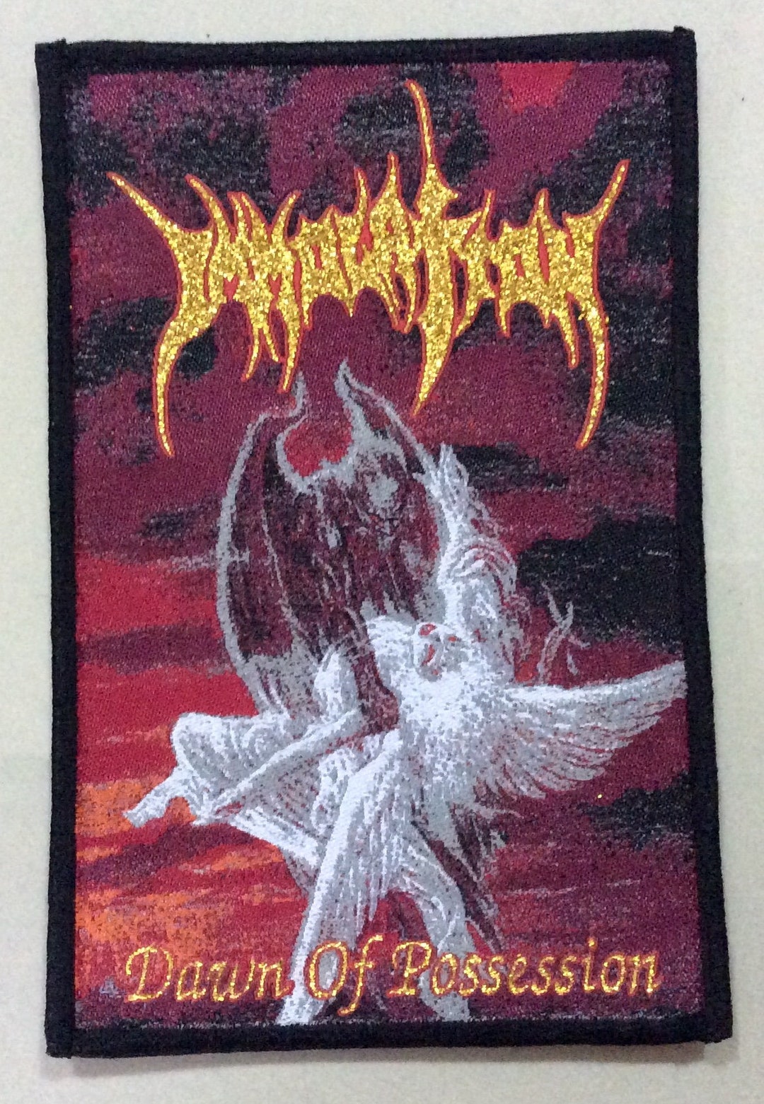 IMMOLATION “dawn of Possession” Woven Patch Dead Stock, Old School ...