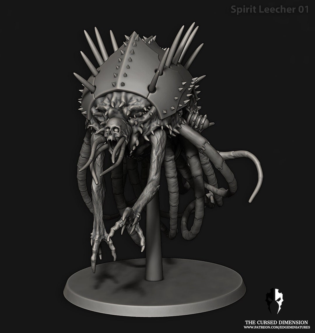 Spirit Leecher 01 Cursed Elves sculpted by Edge Miniatures - Etsy