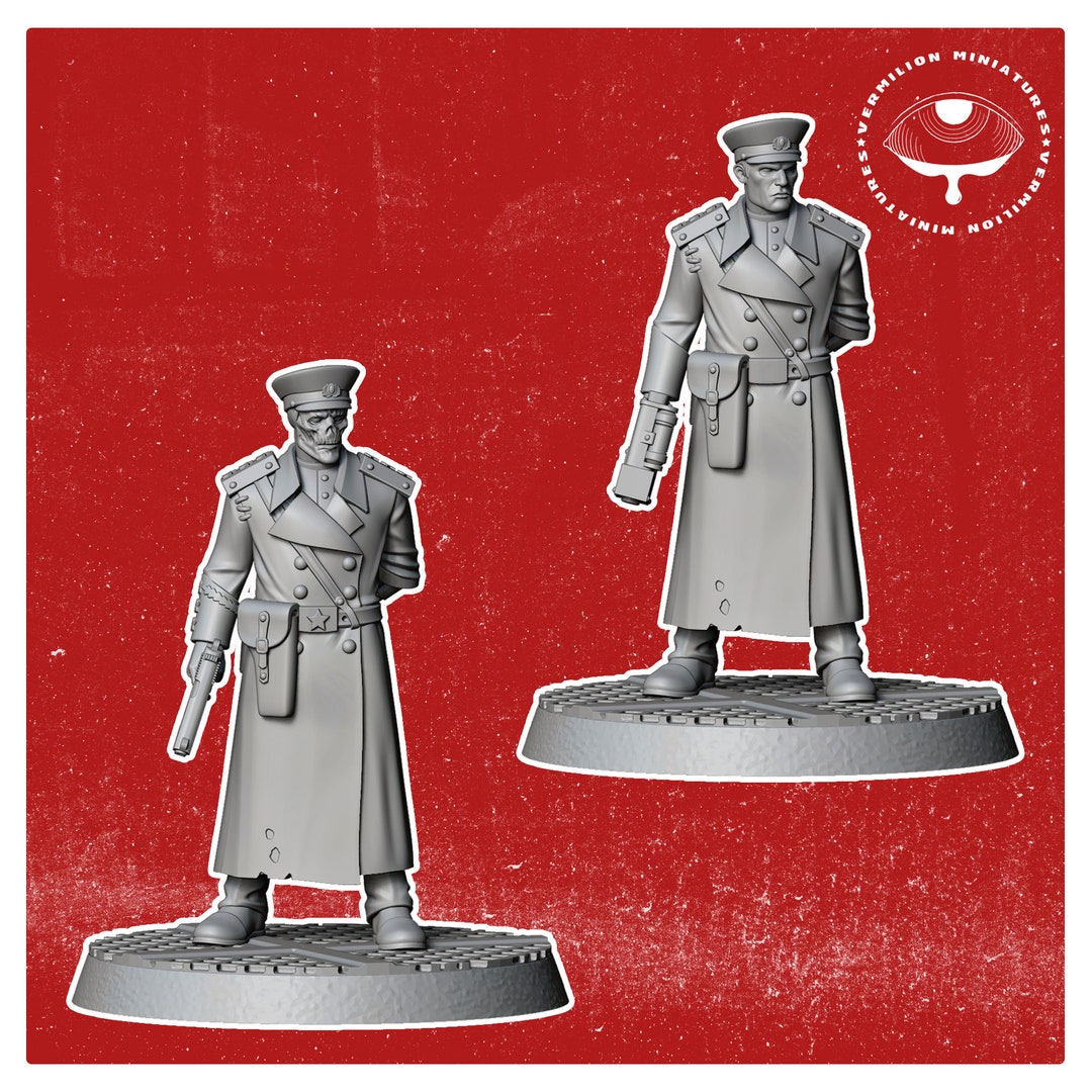 Captain - the Red Menace (1 Miniature) (sculpted by Vermillion ...