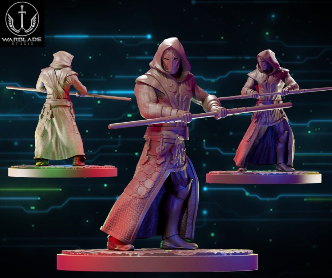Jedi Temple Guard 02 - Fan Art (40mm Miniature - Sculpted by Warblade ...