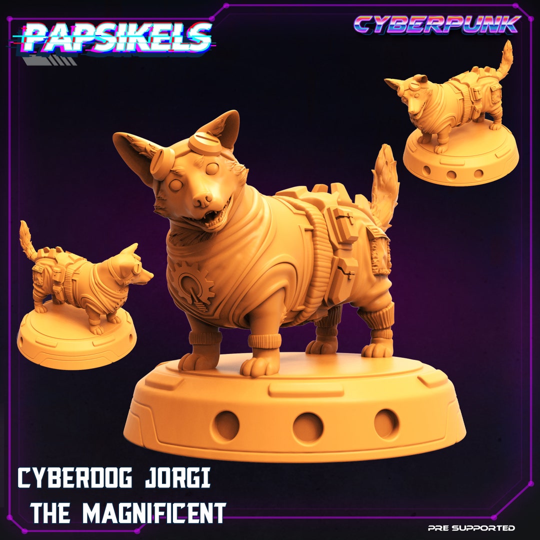 Cyberdog Jorgi the Magnificent (sculpted by Papsikels) - Etsy