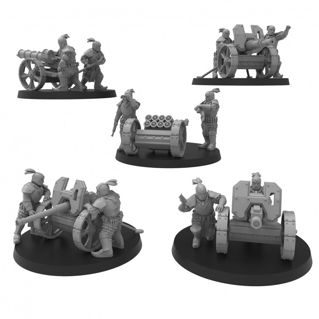 House Excess Heavy Weapon Carriages (1) (sculpted by That Evil One) - Etsy