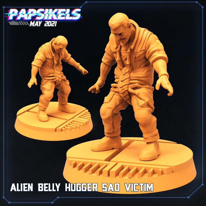Xenomorph Alien Face Hugger/ Chest Burster Victims Set of 2 - Etsy