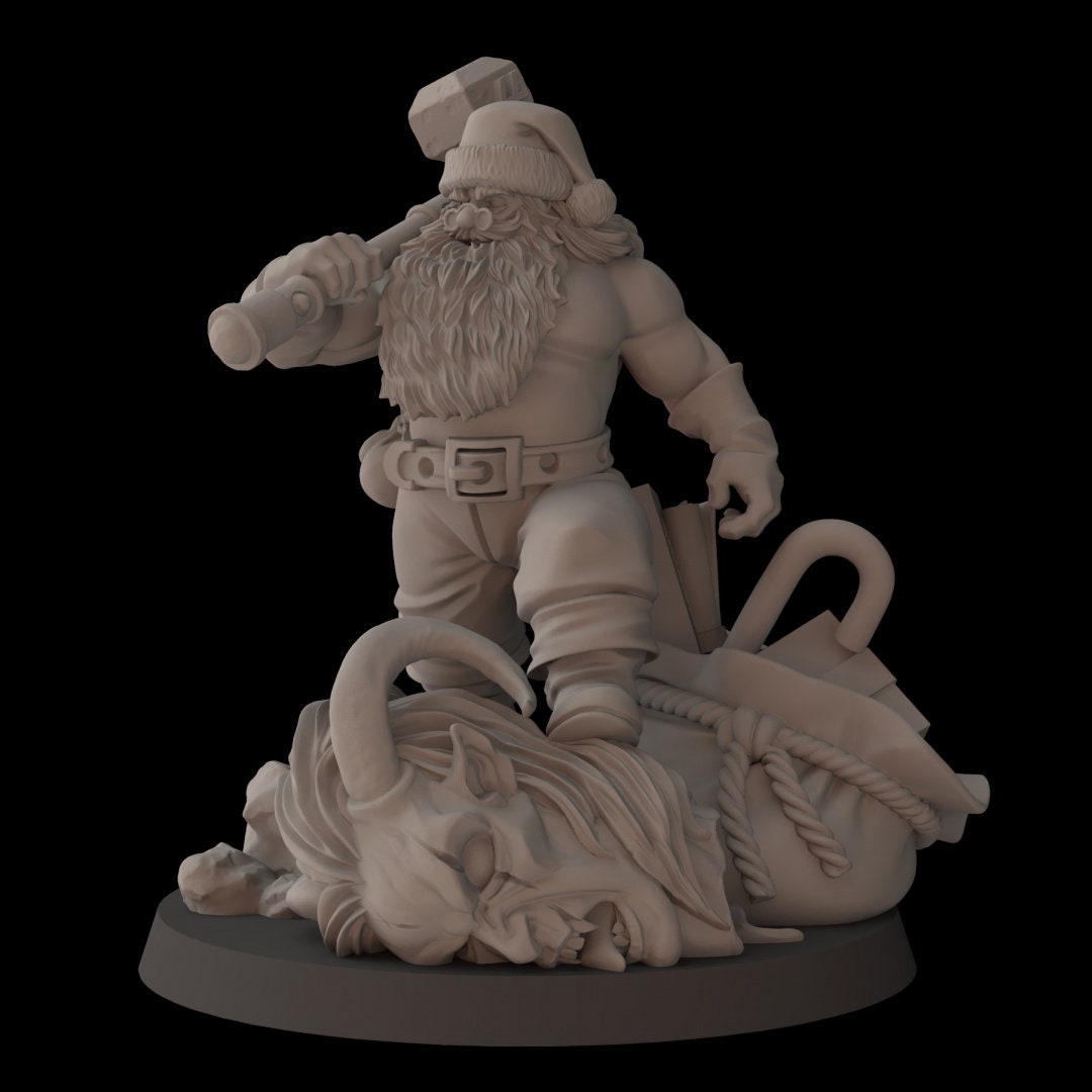 Dwarf Santa sculpted by Fantasy Cult Miniatures - Etsy