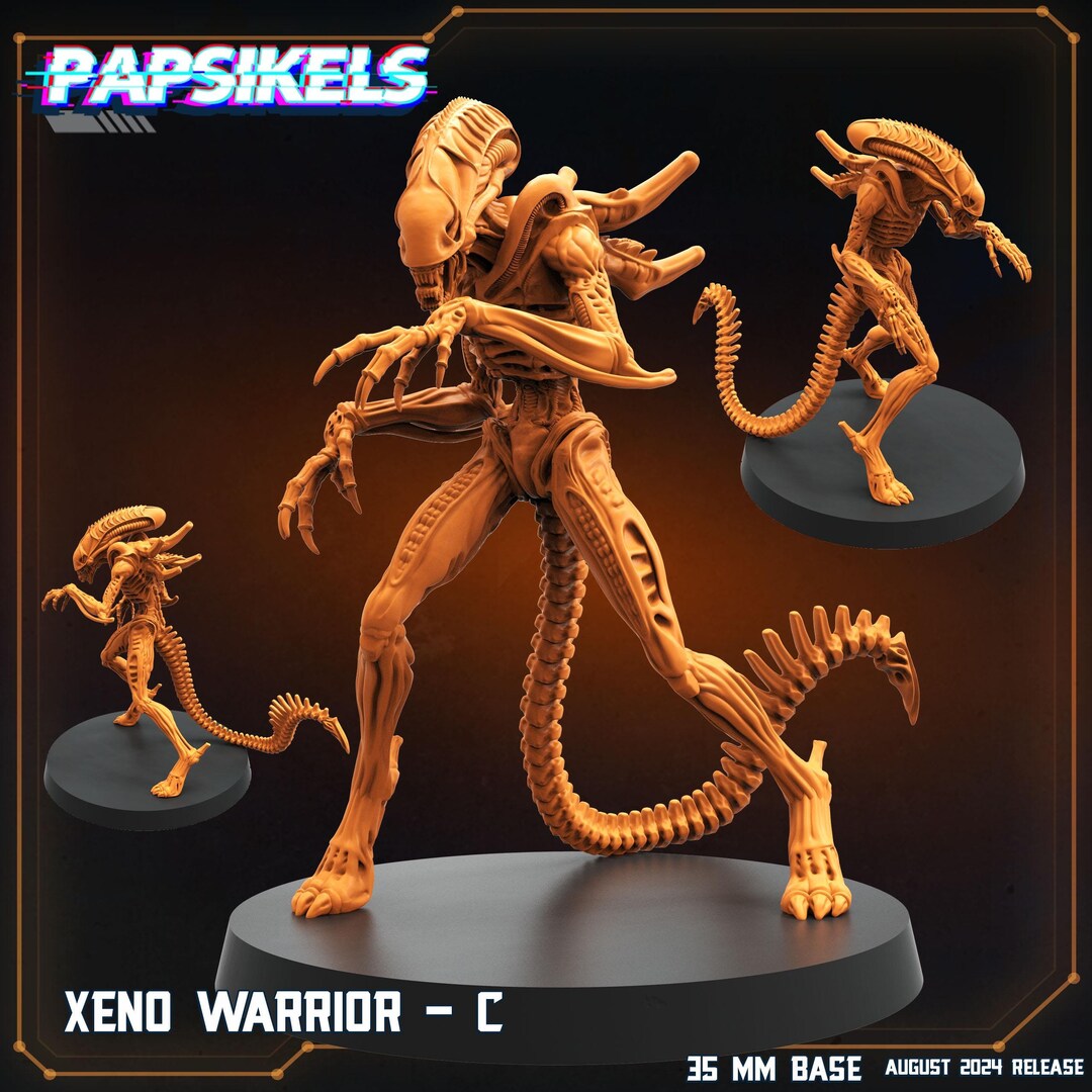 Xeno Warrior C - Xenomorph Fan Art (sculpted by Papsikels) - Etsy UK