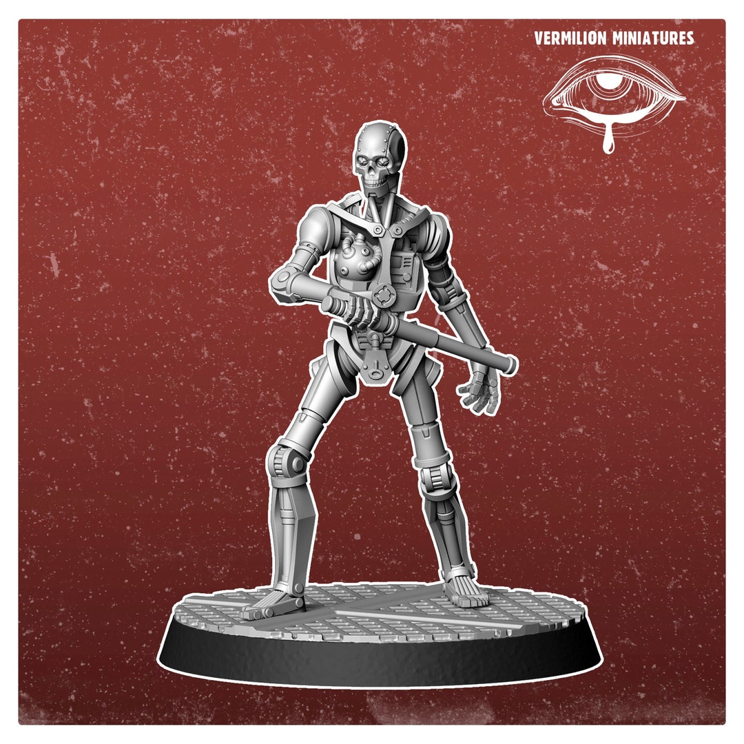 Robot 4 - Replicants (sculpted by Vermillion Miniatures) - Etsy