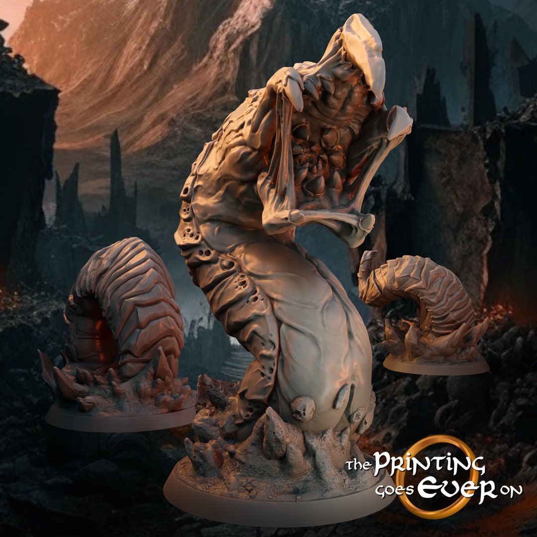 Giant Wyrm Forces of Evil Vol. 1sculpted by Print Goes Ever On - Etsy