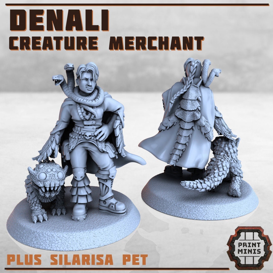 Denali - Creature Merchant (by Print Minis) - Etsy