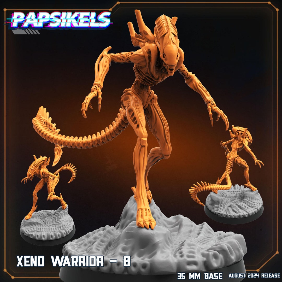 Xeno Warrior B - Xenomorph Fan Art (sculpted by Papsikels) - Etsy
